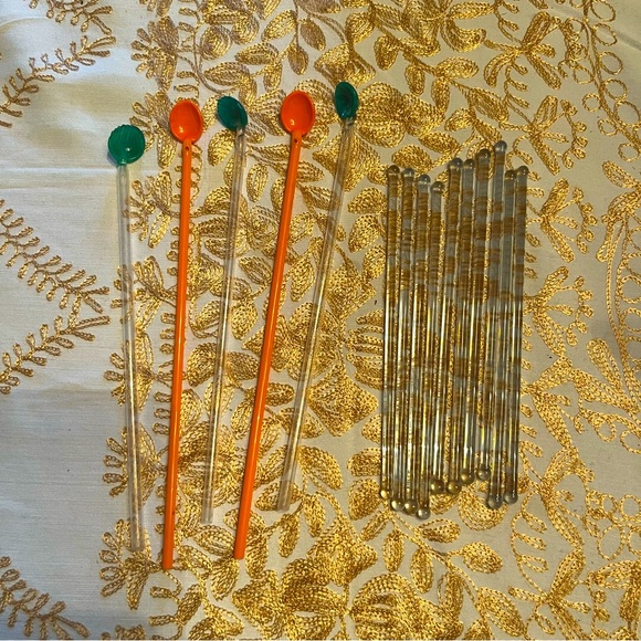 Dining | Vintage Cocktail Stirrers 15 Pieces 1 Glass | Poshmark